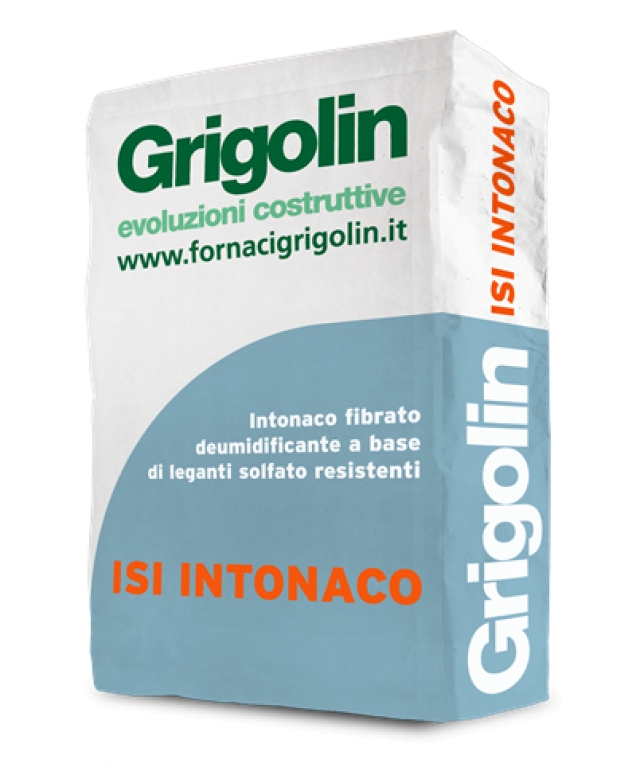 Isi Intonaco - Intonaco fibrato deumidificante monostrato a base di leganti